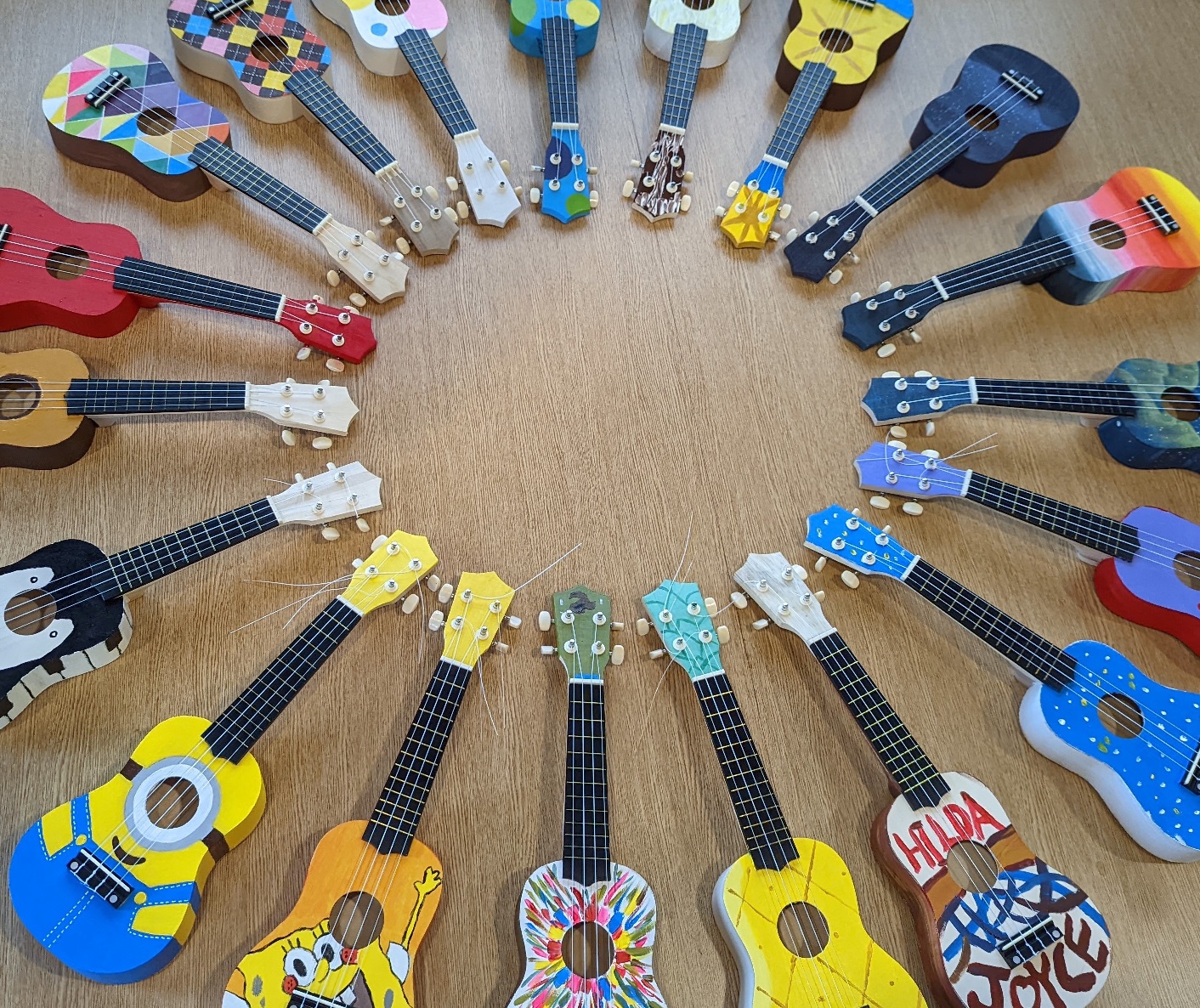 Ukulele Paint Designs